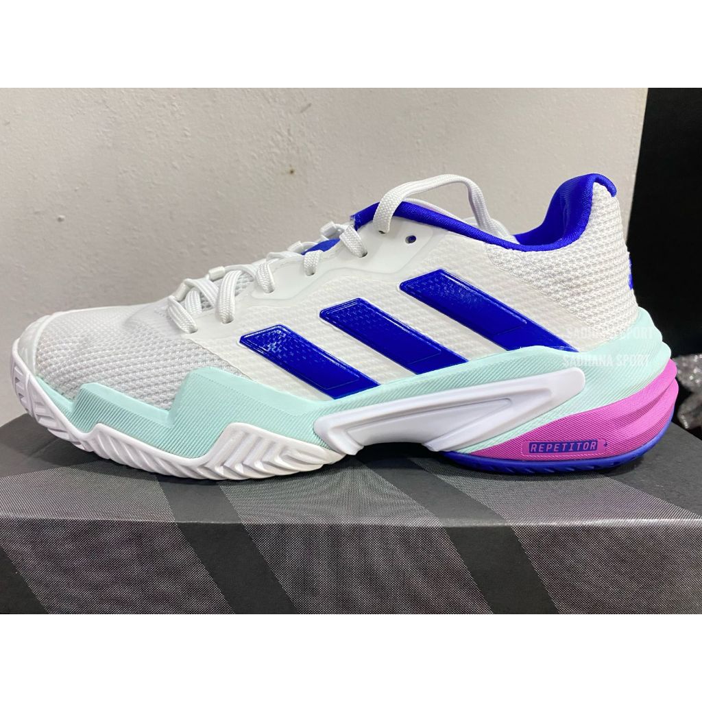 Jual Sepatu Tenis Adidas Barricade M 2024 Putih [IF9129] | Shopee Indonesia
