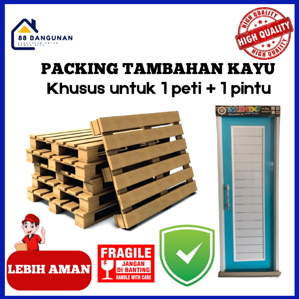 Jual PENAMBAHAN PACKING PETI KAYU UNTUK PINTU | Shopee Indonesia