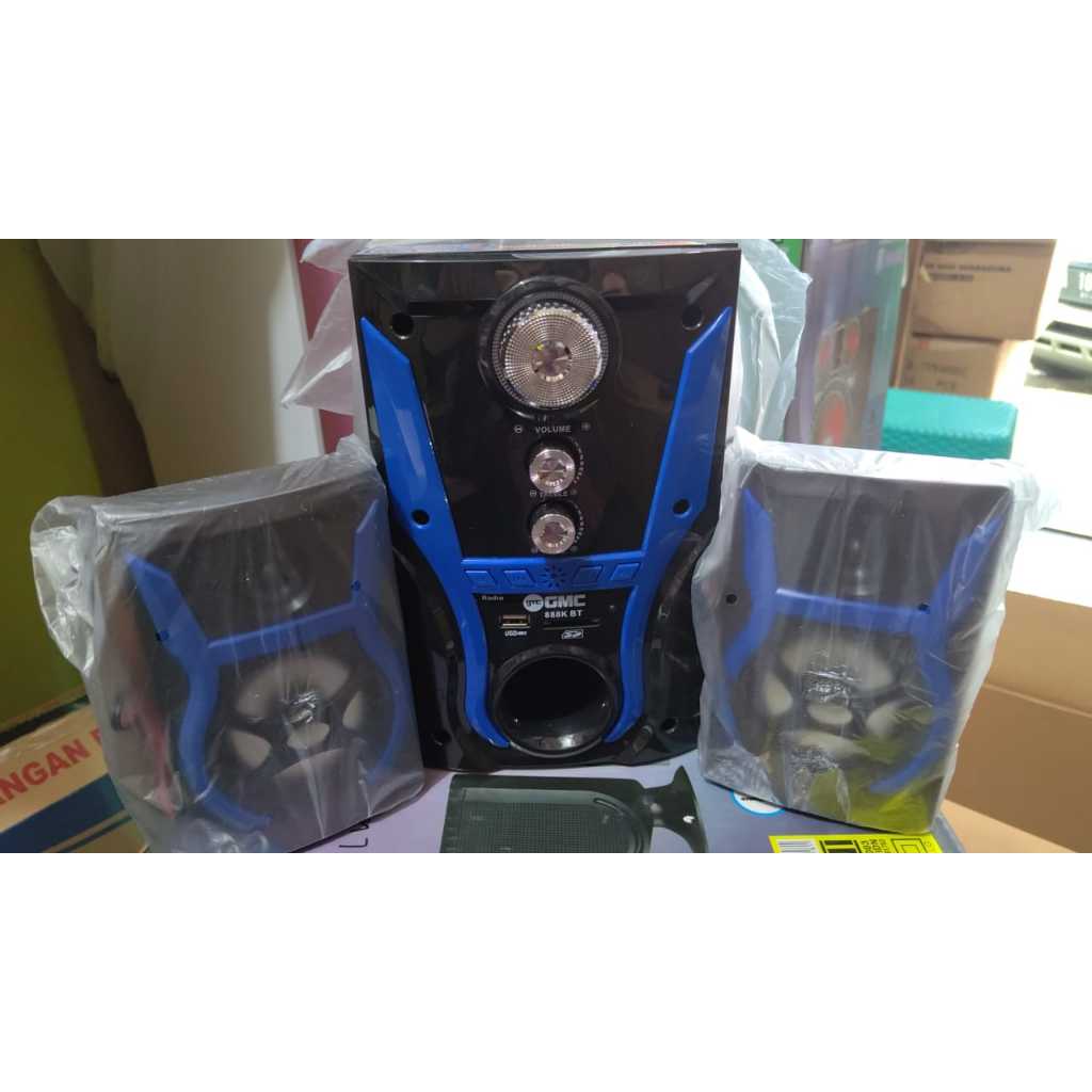 Jual Speaker Bluetooth Multimedia GMC 888 K BT / 888 K BT | Shopee ...