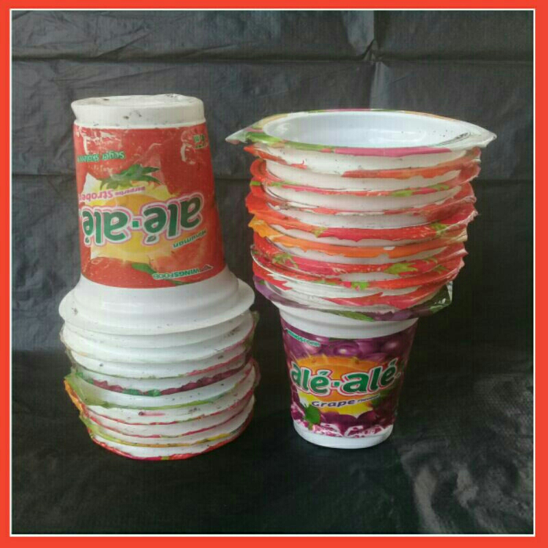 Jual Cup Plastik Bekas Minuman Ale Ale 180ml Per 1 Kg | Shopee Indonesia