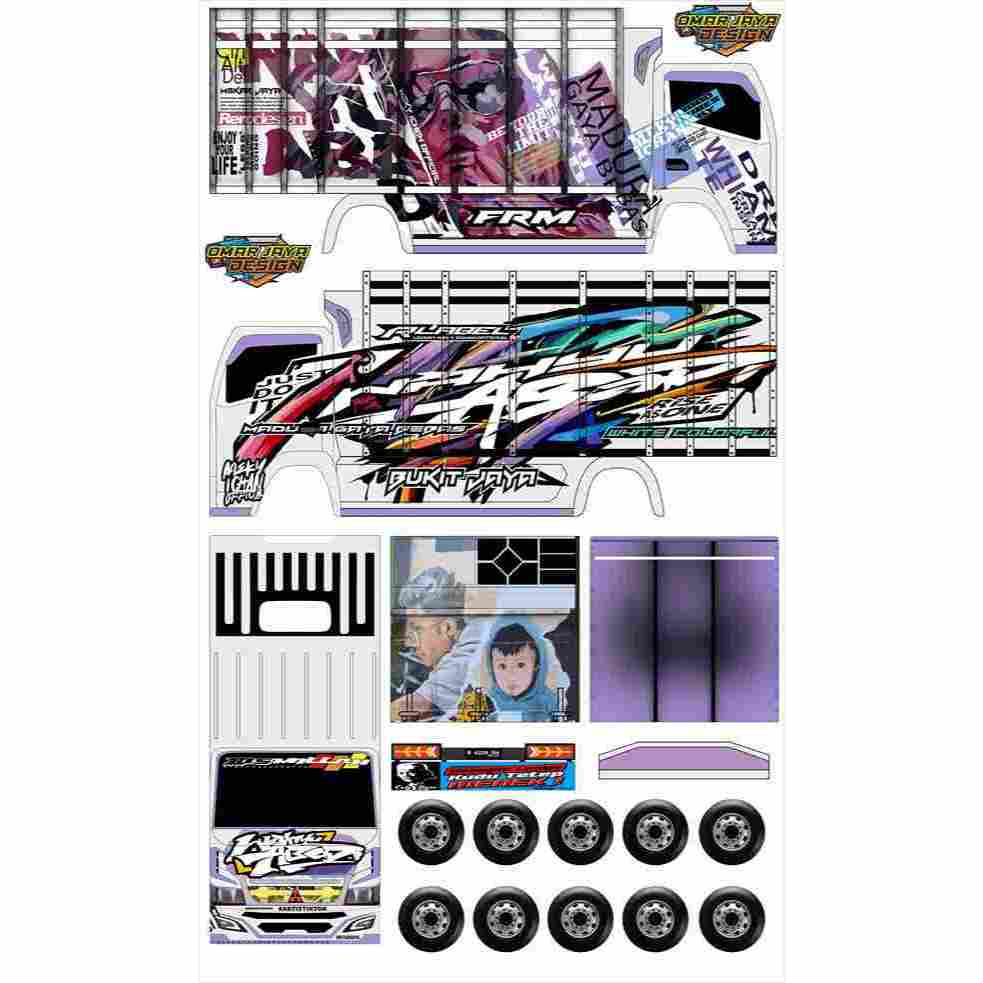 Jual STIKER MINIATUR TRUK OLENG NEW WAHYU ABADI 2 | Shopee Indonesia