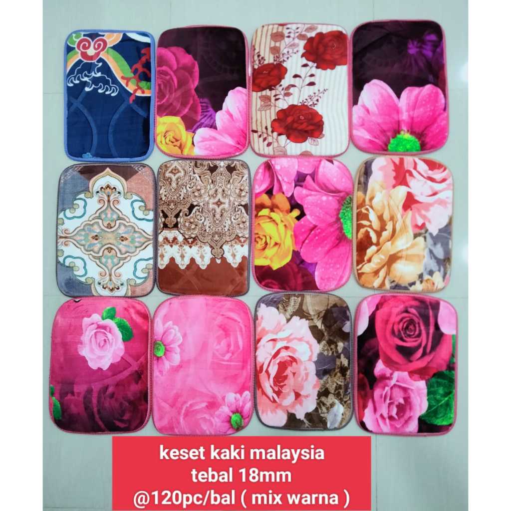 Jual KESET MOTIF ANTISLIP/Keset Lantai / Keset Motif Cantik Unik Ukuran ...