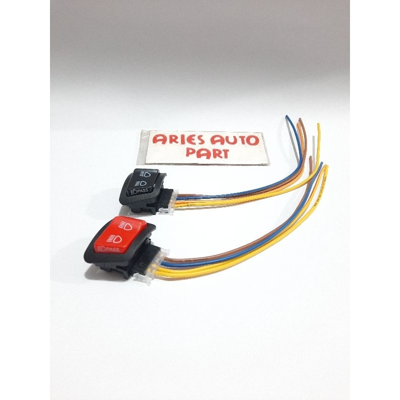 Jual SAKLAR TOMBOL DIM PASS BEAM 4 PIN PLUS SOKET HONDA MATIC VIETNAM ...