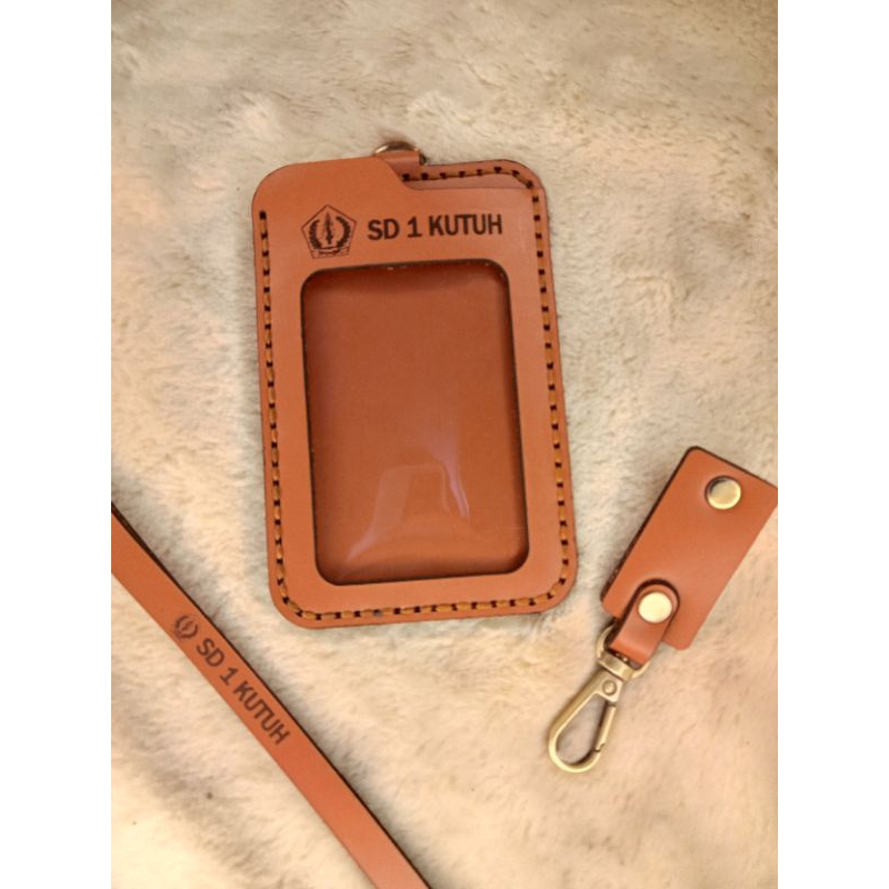 Jual ID CARD KULIT CUSTOM DINAS PENDIDIKAN | Shopee Indonesia