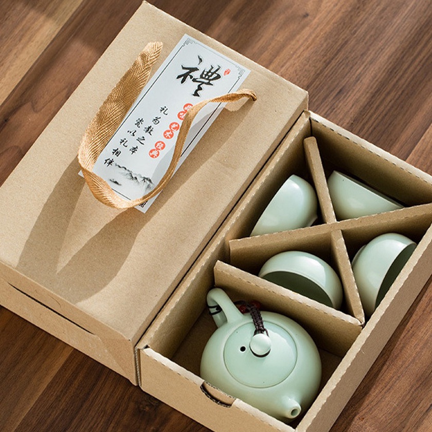 Jual KF7 Teko Set Keramik Set Teapot Set Teko Set Suvenir Teko Keramik ...