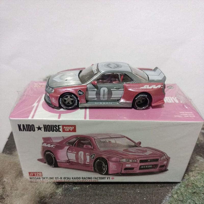 Jual Mini GT (CHASE) Kaido House Nissan Skyline GT-R R34 Factory V1 ...