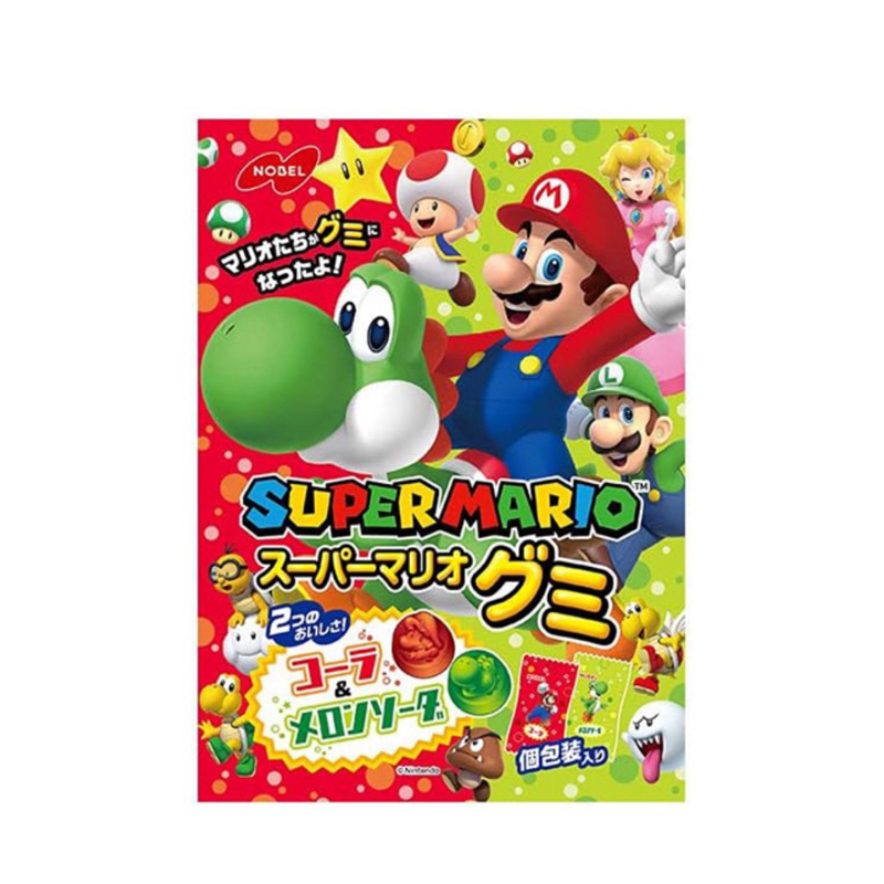 Jual NOBEL Super Mario Gummies Coke & Melon Soda 85g | Snack Import ...