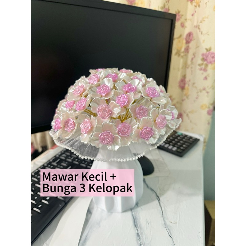 Jual Bunga MAWAR [kecil] Bunga artificial bunga Diy handmade bunga ...