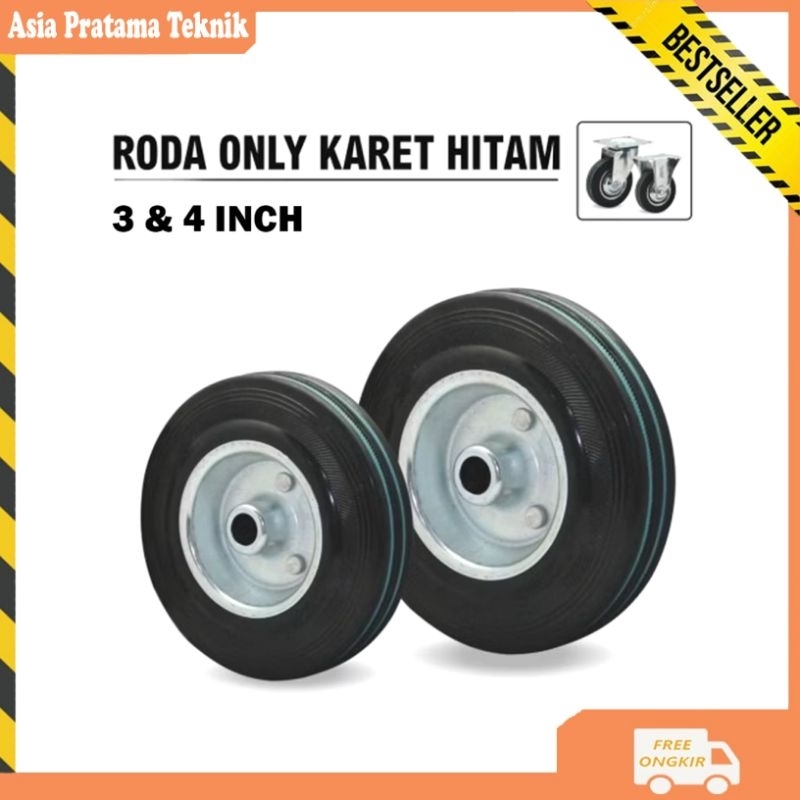 Jual RODA ONLY 4 dan 3 Inch - Roda Caster Roda Karet Roda Etalase ...