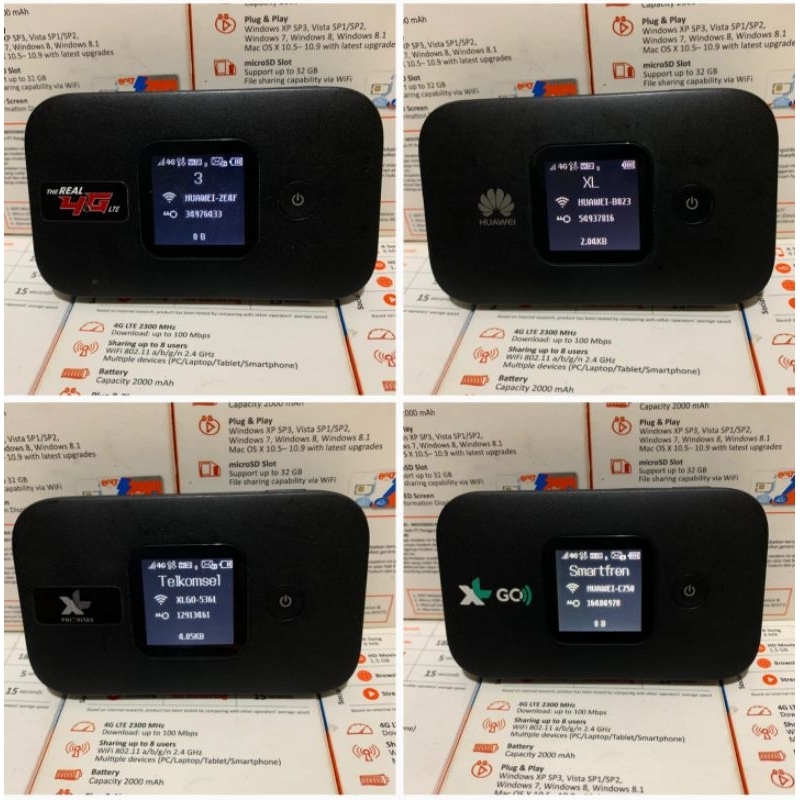 Jual Modem Mifi Huawei E5576+5673+5573 Unlock Alloprator 4G LTE B1'B3 ...