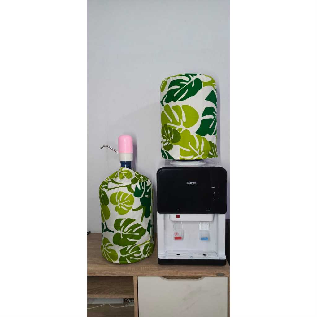 Jual SARUNG / COVER GALON DISPENSER ATAU GALON POMPA MONSTERA MURAH ...