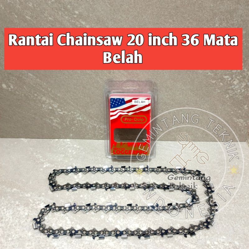 Jual Rantai Senso 20 inch 36 Mata Belah 5200 Merk PRO-QUIP ORIGINAL ...