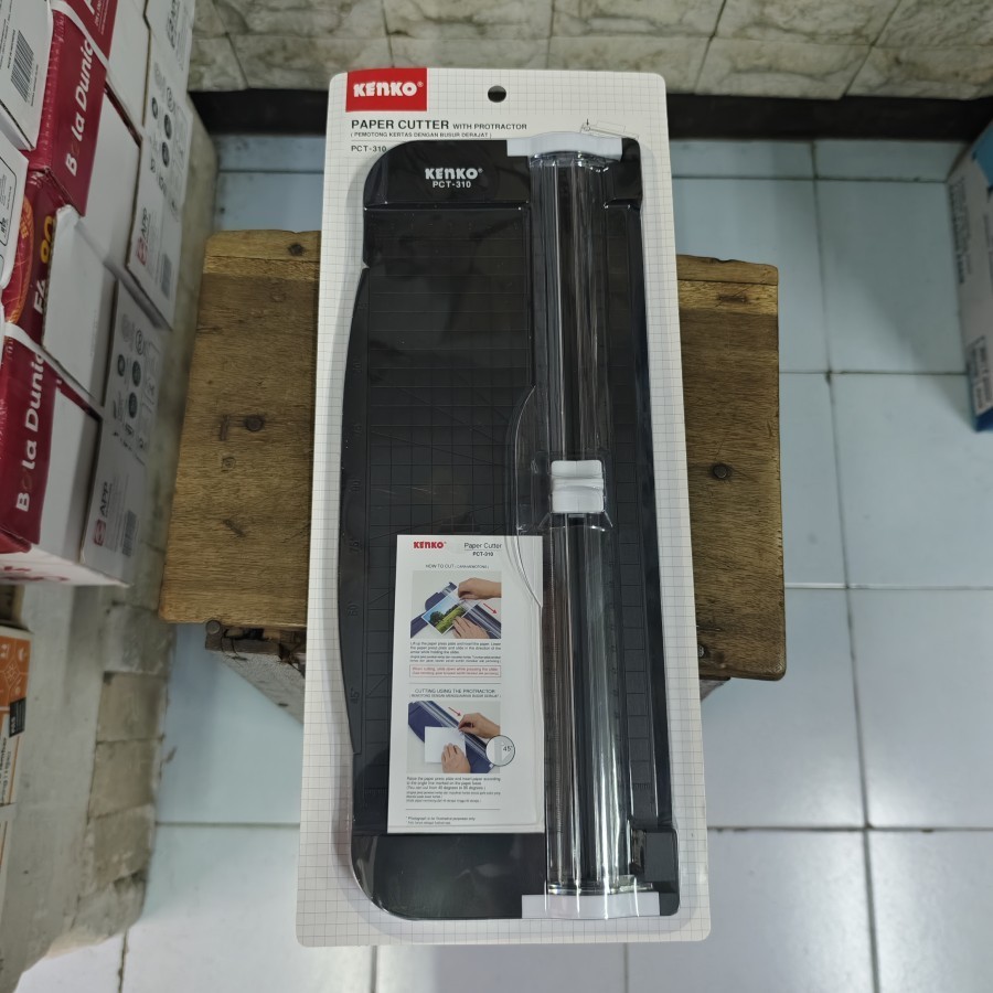 Jual Paper Cutter With Protractor PCT - 310 KENKO | Shopee Indonesia