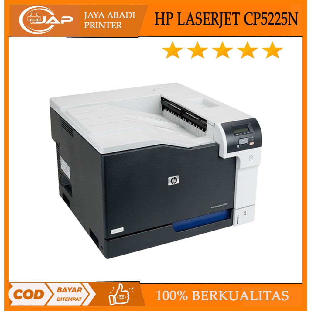 Jual printer hp laserjet cp5225 CP5225N color a3 second siap pakai | Shopee Indonesia
