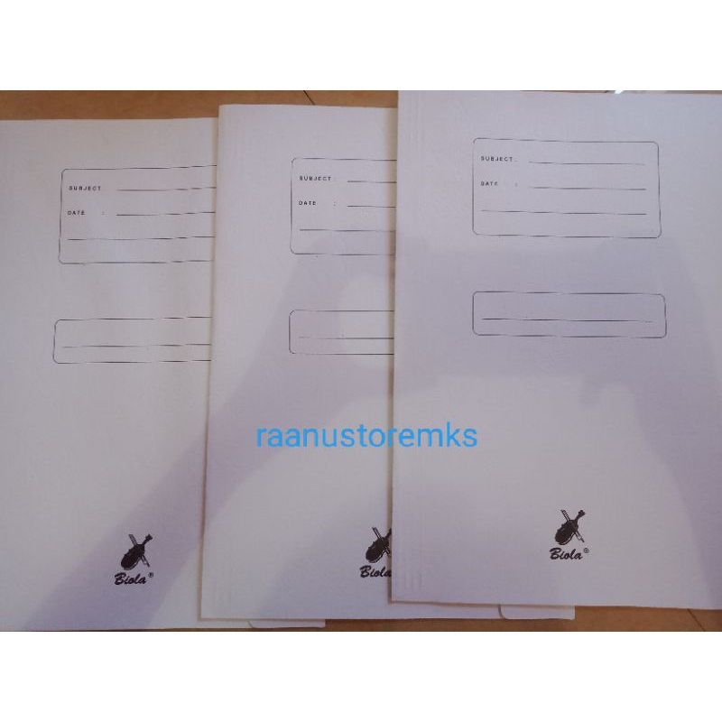Jual 3 Map Putih Kertas Merek biola | Shopee Indonesia