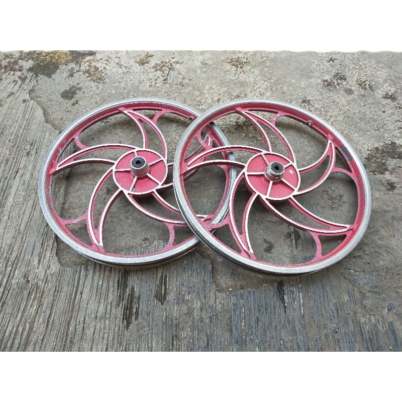 Jual Sepasang Rim Wheel Pelk Velk Velg Sepeda Engkol BMX Minion ...