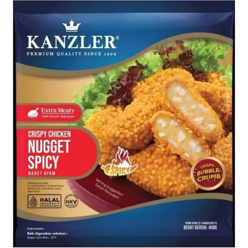 Jual Nuget Kanzler Crispy Spicy 450 gram | Shopee Indonesia