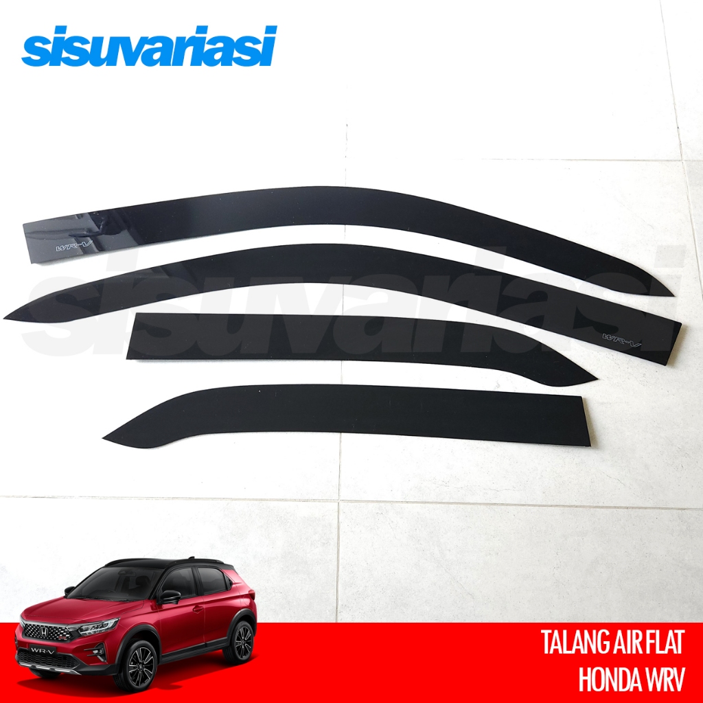 Jual Talang Air Honda WRV | WR-V Model Flat Isoka – Hitam | Shopee Indonesia