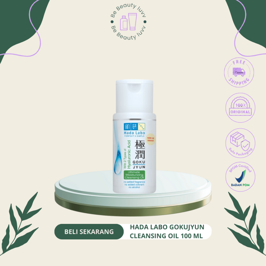 Jual HADA LABO GOKUJYUN CLEANSING OIL 100ML | Shopee Indonesia
