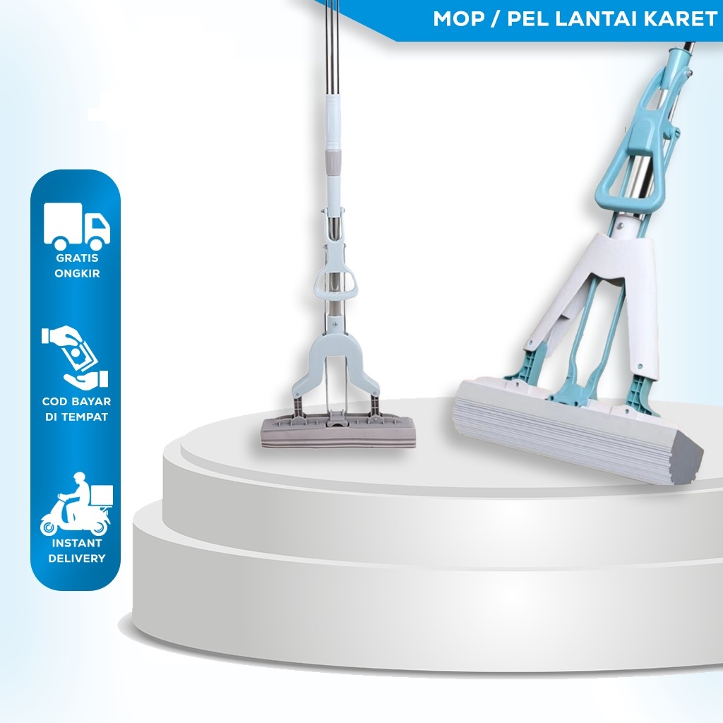 Jual TERMURAH Alat Pel Otomatis Pembersih Lantai Karet / Alat Pel ...