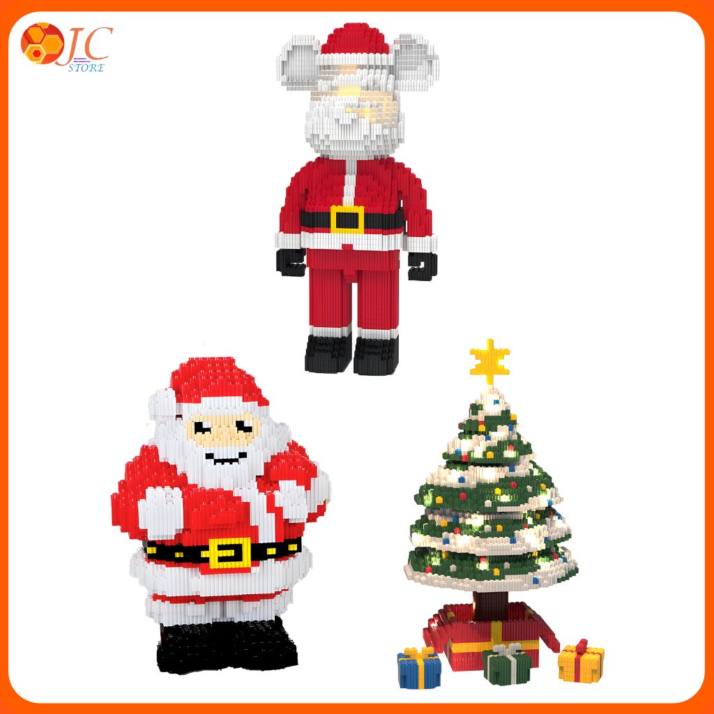 Jual JC Nano Block Natal Edition Mainan Anak Balok Susun Puzzle Bricks ...