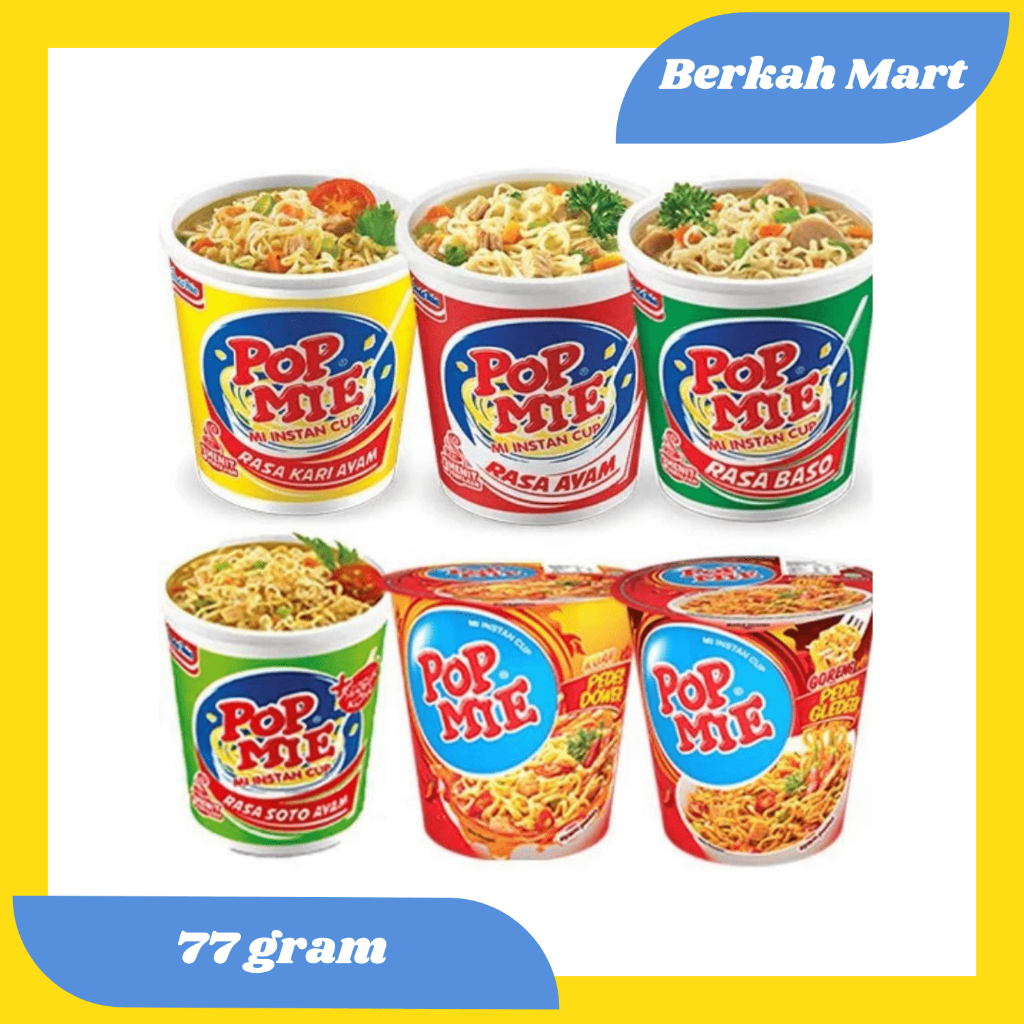 Jual POP MIE RASA BASO, SOTO AYAM, KARI AYAM | Shopee Indonesia
