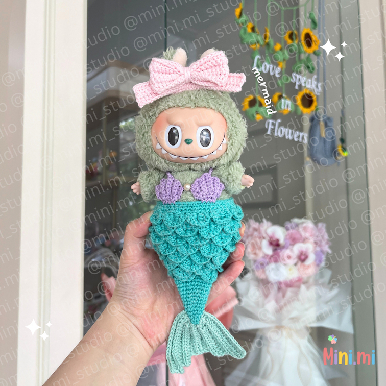 Jual BAJU LABUBU MERMAID | Labubu shirt | Labubu Costume v1 v2 | Shopee ...