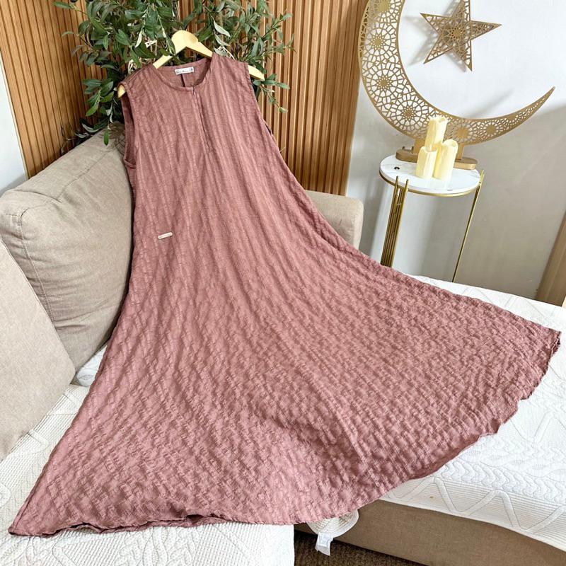 Jual HijabnyakitaByDARA - Bubble Inner Dress Panjang Baju Tanpa Lengan ...