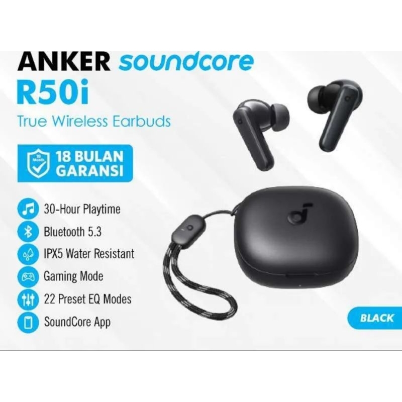 Jual TWS Anker SoundCore R50i True Wireless Earbuds Earphone - A3949 | Shopee Indonesia