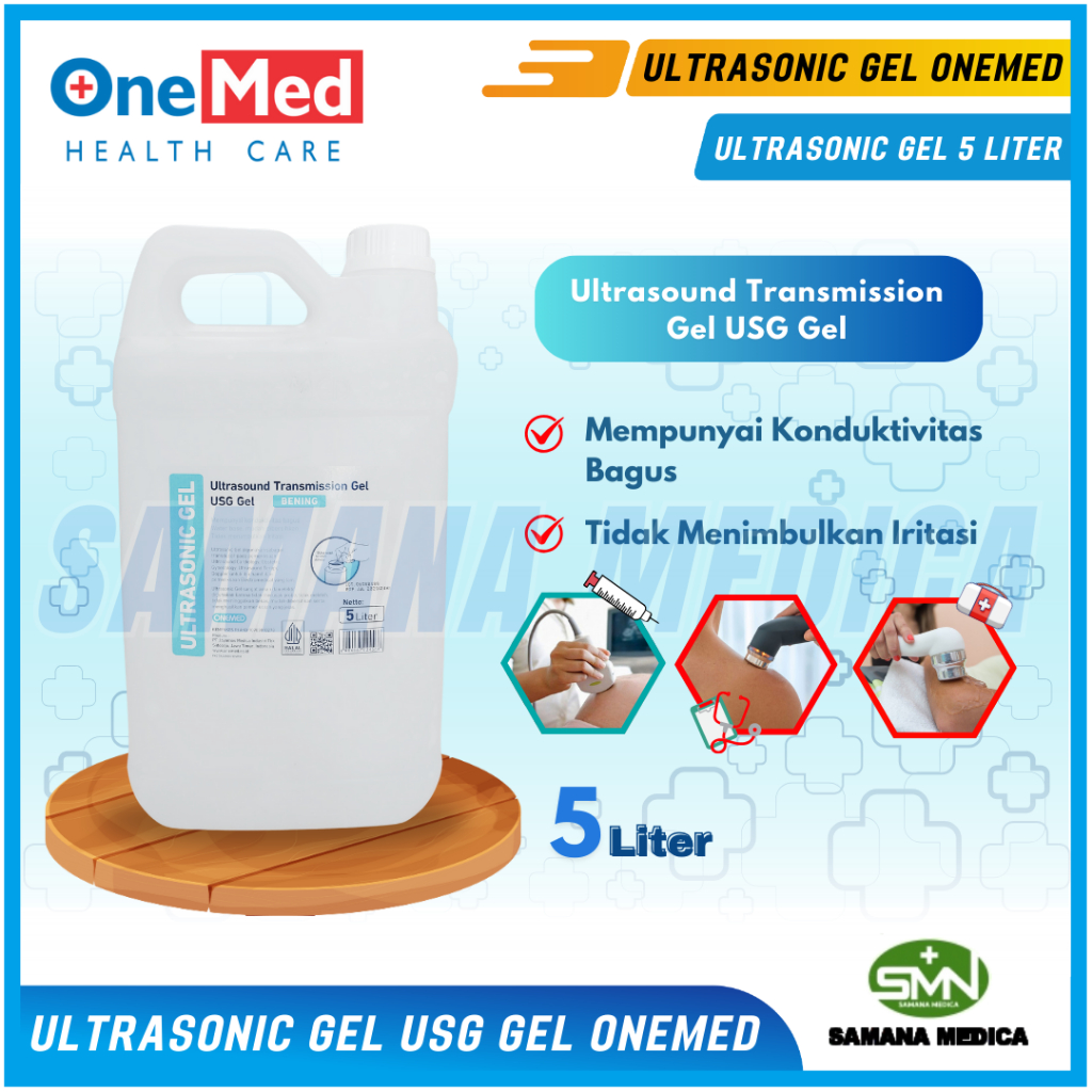 Jual Ultrasonic Gel USG Gel 5 liter Transparant ONEMED - Cairan Untuk ...