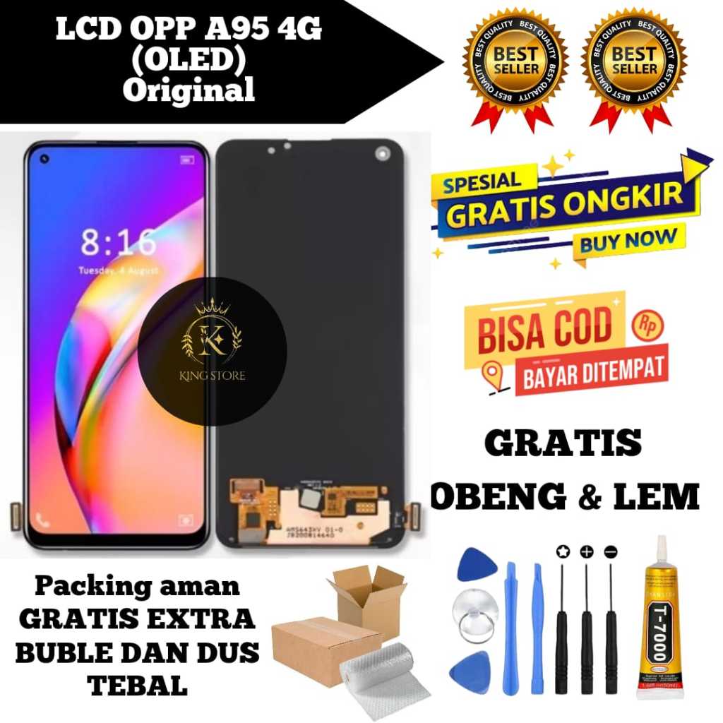 Jual LCD Touchscreen OPPO A95 4G (OLED) ORIGINAL FULL SET / LCD OPPO ... Jual LCD Touchscreen OPPO A95 4G (OLED) ORIGINAL FULL SET / LCD OPPO ...