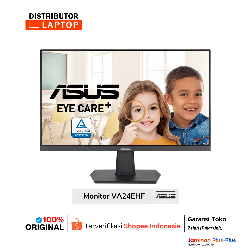 Jual Asus Monitor VA24EHF 24 inch 24-inch IPS FHD 100Hz Adaptive-Sync ...