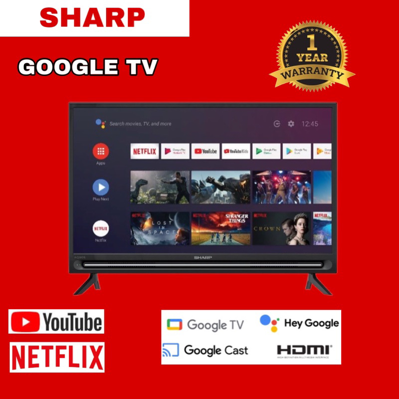 Jual Sharp 32” Google TV 2T-C32EG1I (Serang Banten) | Shopee Indonesia
