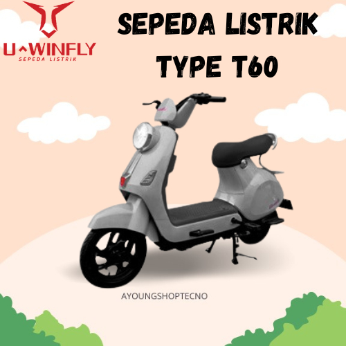 Jual SEPEDA LISTRIK U WINFLY T60 450WATT BERGARANSI RESMI PABRIK ...