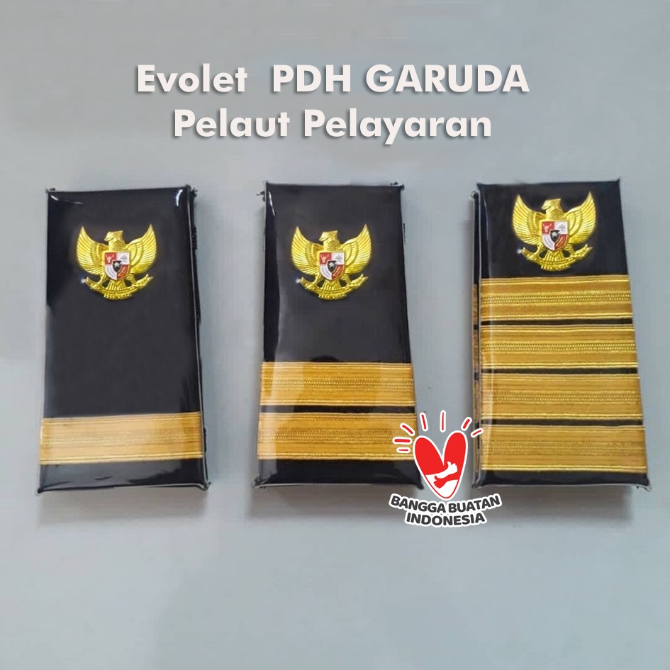 Jual PANGKAT EVOLET PERWIRA PELAUT PELAYARAN GARUDA PANGKAT PELAUT ...