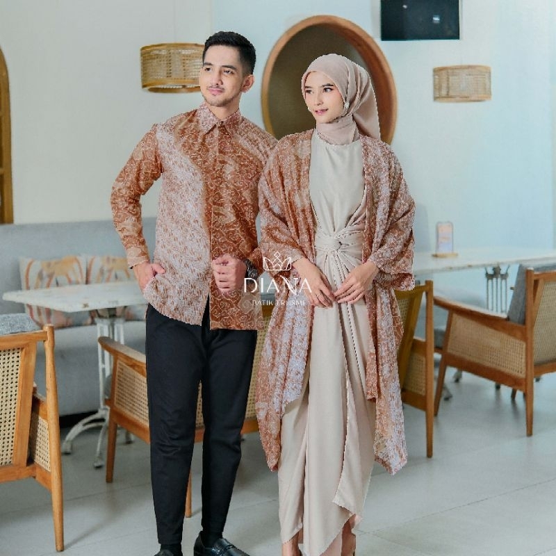 Jual COUPLE OUTER DYANA SET LONG INNER DENGAN KEMAJA - Diana Batik ...