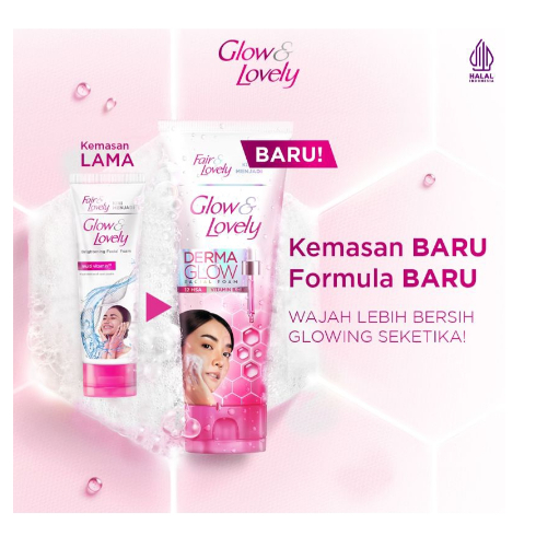 Jual Glow & Lovely Facial Wash Multivitamin 100 g | Shopee Indonesia
