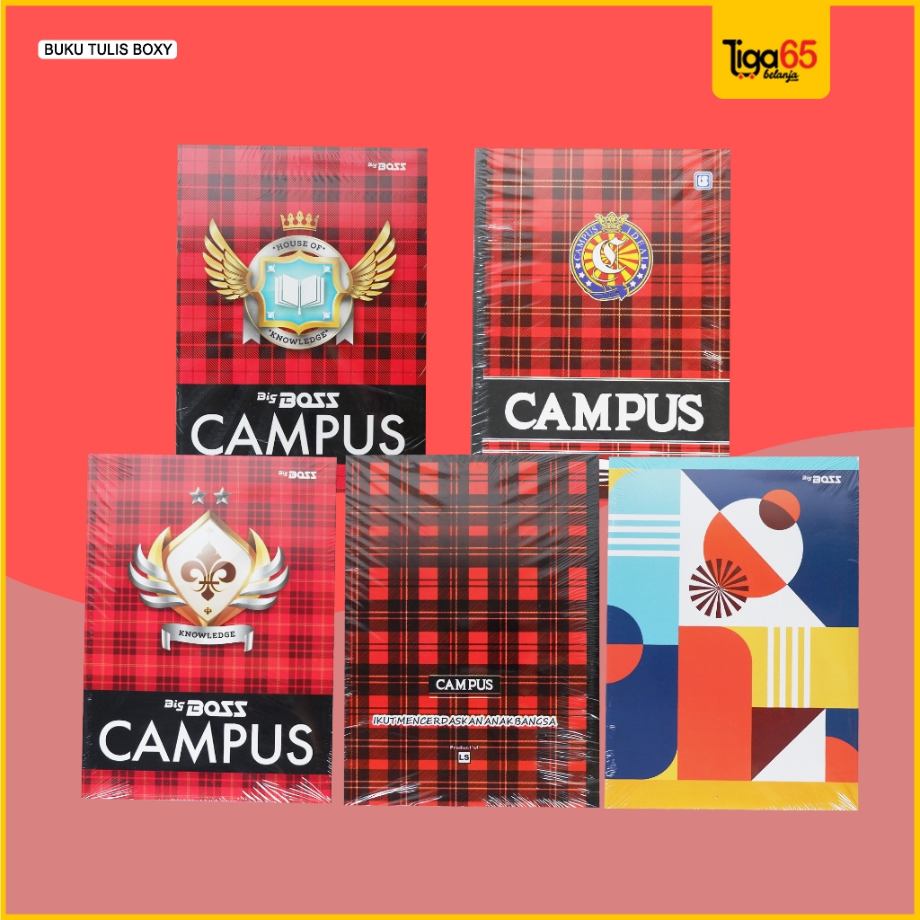 Jual Buku Tulis Kwarto / Buku Tulis Boxy / Buku Boxy Bergaris / Buku ...
