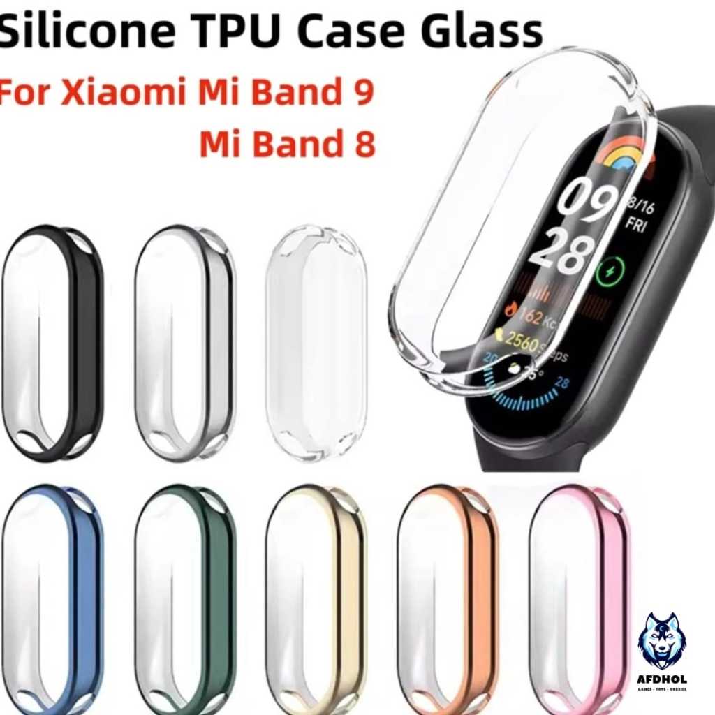 Jual BUMPER TPU CASE XIAOMI MI BAND 10 9 8 CASING COVER FULL BODY SCREEN GUARD PROTECTOR ANTI ...