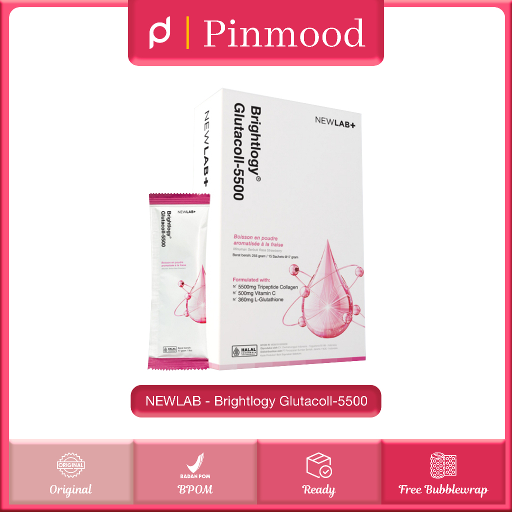 Jual NEWLAB - BRIGHTLOGY GLUTACOLL-5500 - Minuman Kolagen Premium ...