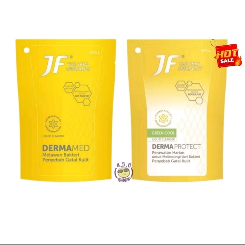 Jual Sabun Cair JF Sulfur Dermamed/Derma Kuning/Original/Green Cool ...