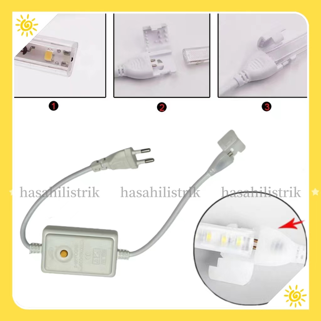 Jual KABEL COLOKAN LAMPU LED SMD 5050 RGB / ADAPTOR MODE KEDIP | Shopee ...