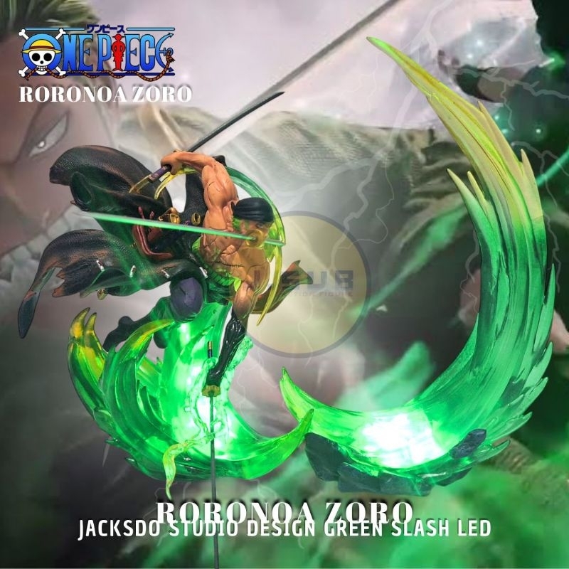Jual Action Figure Roronoa Zoro Statue Onepiece Jacksdo Studio Recast ...