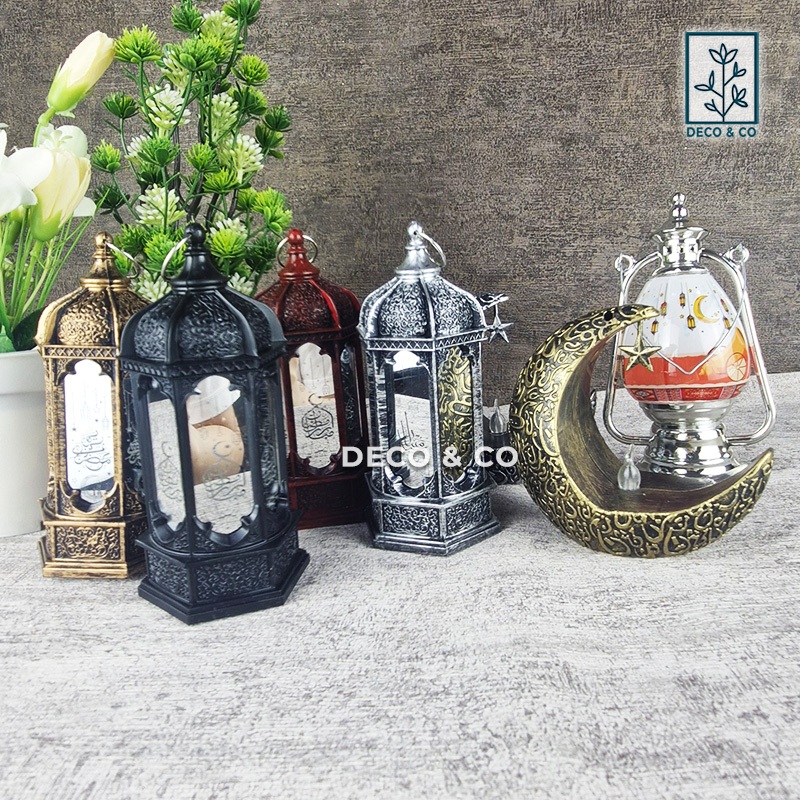 Jual Lentera Lampu Led Muslim Hiasan Idul Fitri Ornamen Lampu Lilin ...