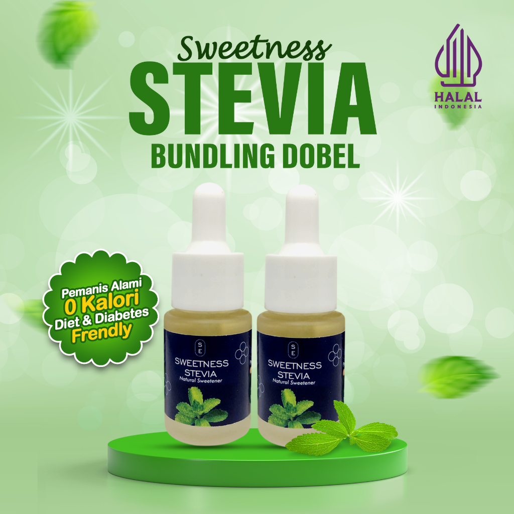 Jual [Dapat 2 Botol] Sweetness Stevia 15ml - Pemanis Alami Diabetes ...