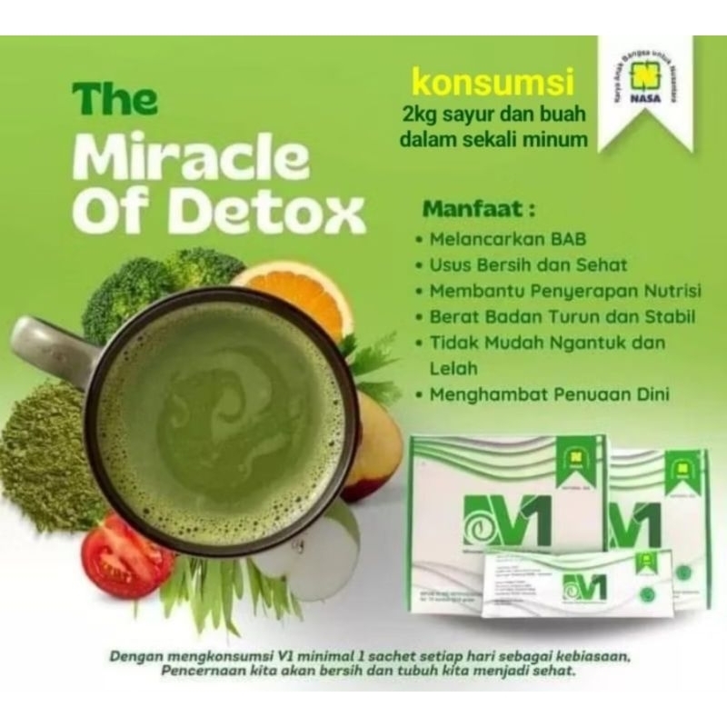 Jual V1 Nasa V1 Detox Obat Herbal Cuci Usus Kotor Detox Usus Kotor Cuci ...