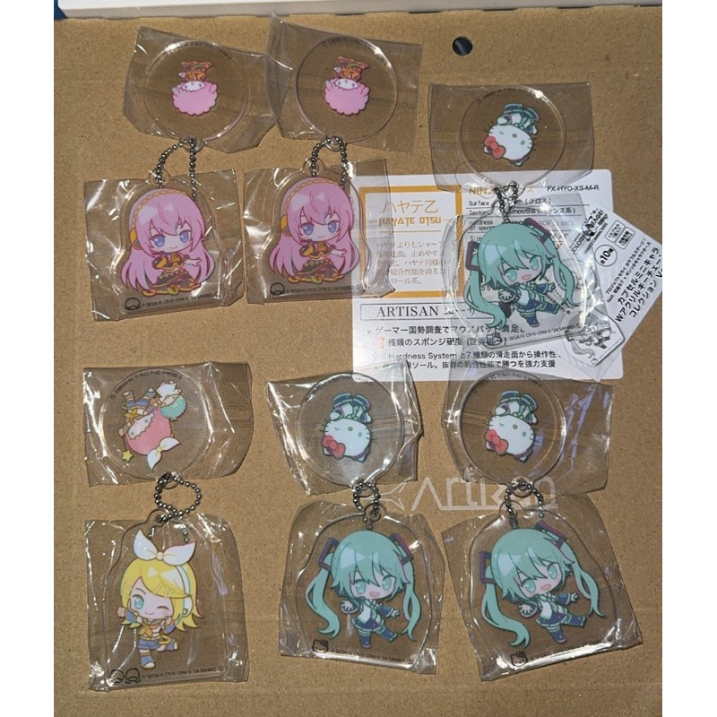Jual Sanrio x Vocaloid Keychain Kagamine rin / Megurine Luka / Hatsune ...