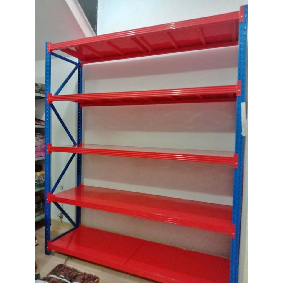 Jual Rak Gudang Kapasitas Beban 250kg/susun, Rak Import Serbaguna, Rak ...
