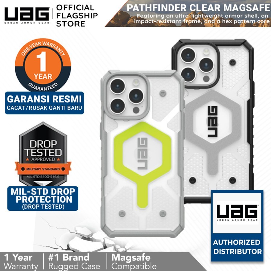 Jual UAG Pathfinder Case iPhone 16 Pro Max / Pro - Magsafe Clear Casing | Shopee Indonesia