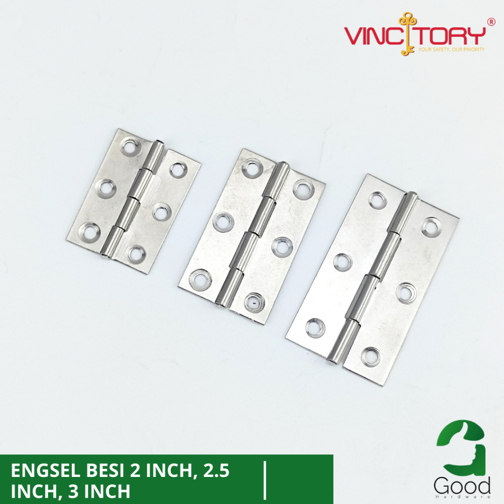 Jual Engsel Plat 2 2.5 3 Inch Pintu Laci Triplek Kandang Ayam Engsel ...